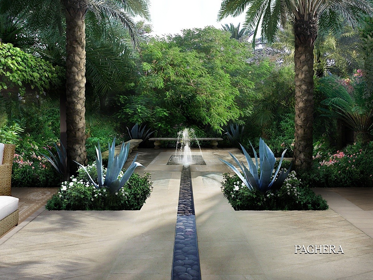 A Mediterranean garden in Kuwait City - Gardens - Paghera